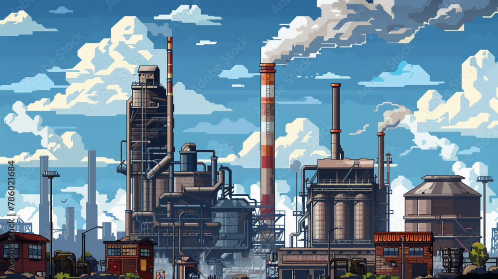 2d pixel art of ancient greek temple on the hill, Athena Parthenos,16 ...