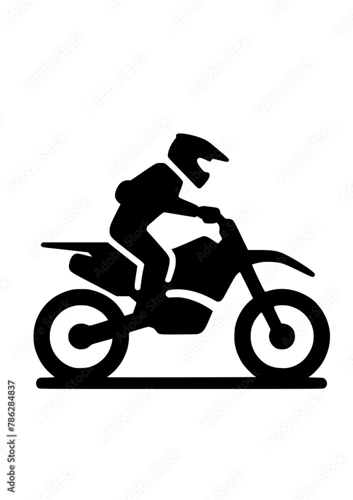 Motocross Rider Svg, Vector Cut File for Cricut, Silhouette, Dirtbike ...