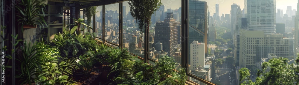 Green rooftops feature in urban rewilding projects that aim to bring ...