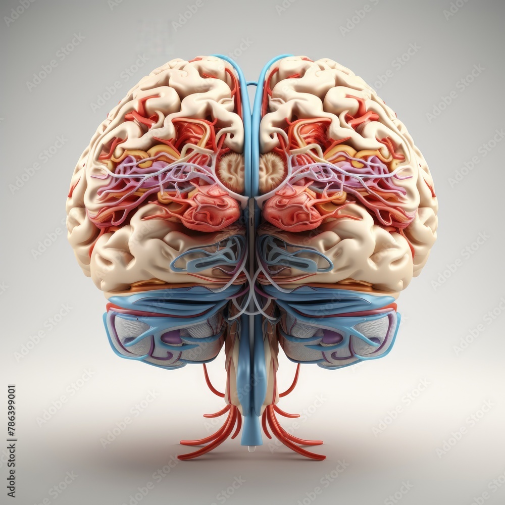 A 3D model of the human corpus callosum, highlighting its function in ...