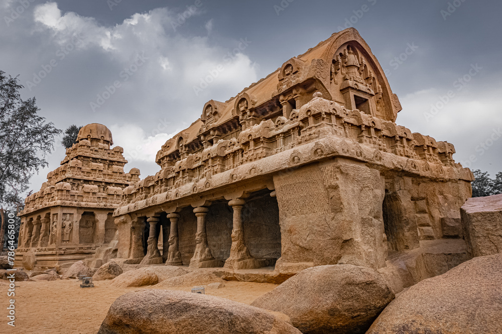Exclusive Monolithic - Five Rathas or Panch Rathas are UNESCO World ...