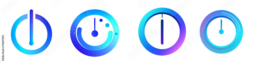 Calibration clipart collection, symbol, logos, icons isolated on ...