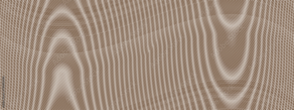 Moire effect or cut wood with surreal psychedelic wave seamless texture ...
