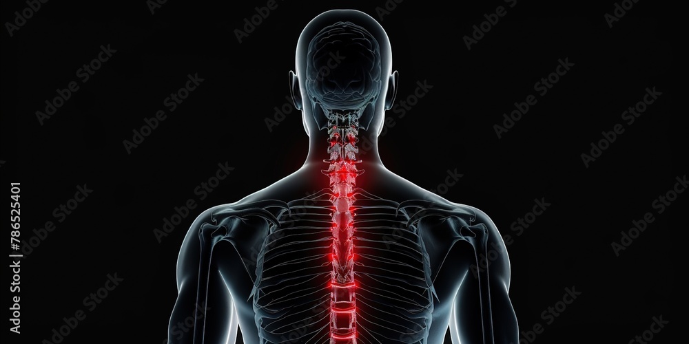 Illuminated Anatomy: Detailed visualization of the human spine and ...