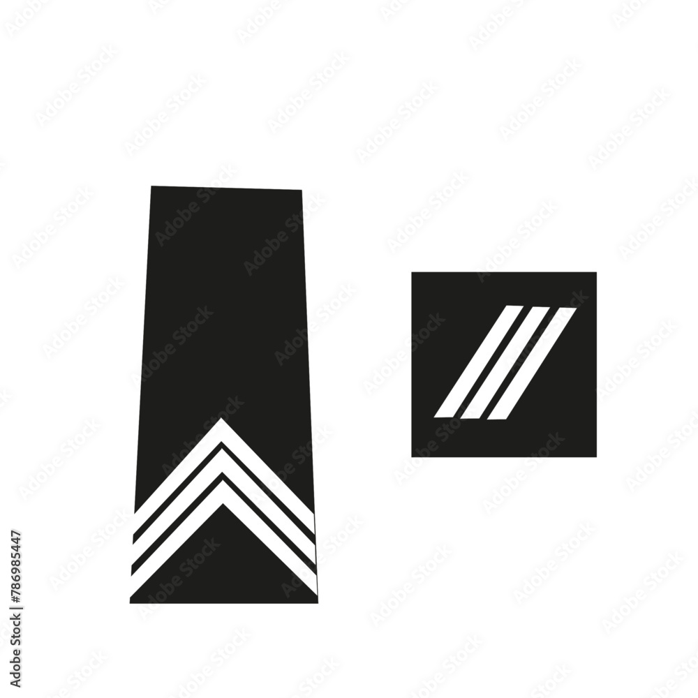 Galon de l'armée de terre française, douane française: agent de ...