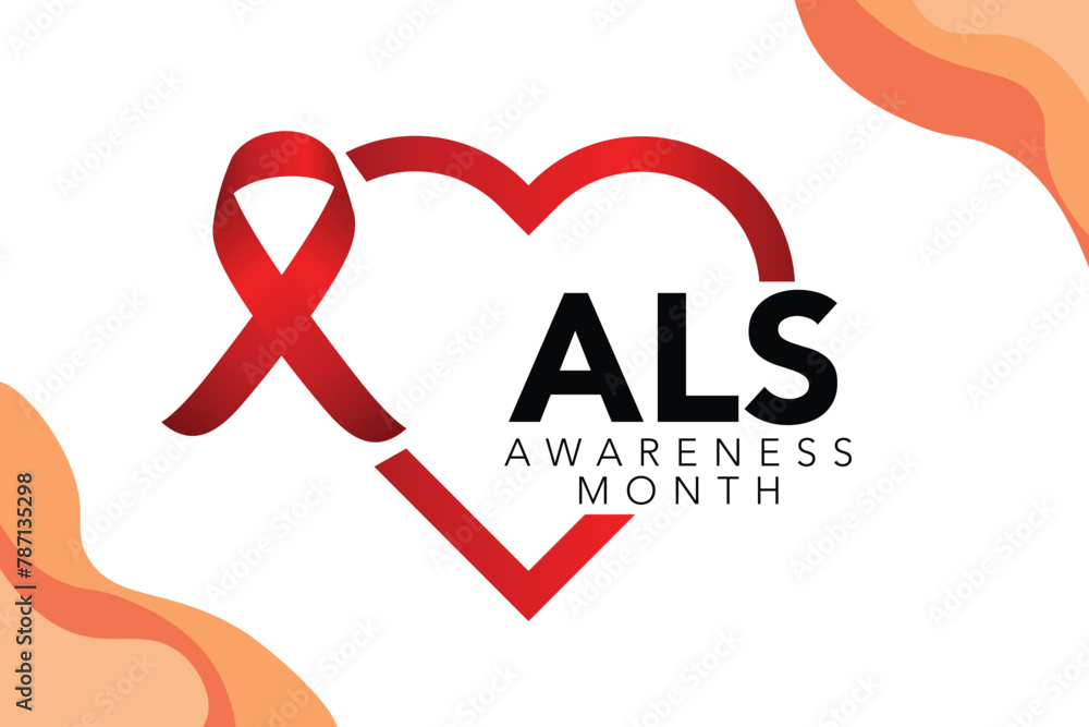 Als awareness month. Vector banner for social media, card, poster ...