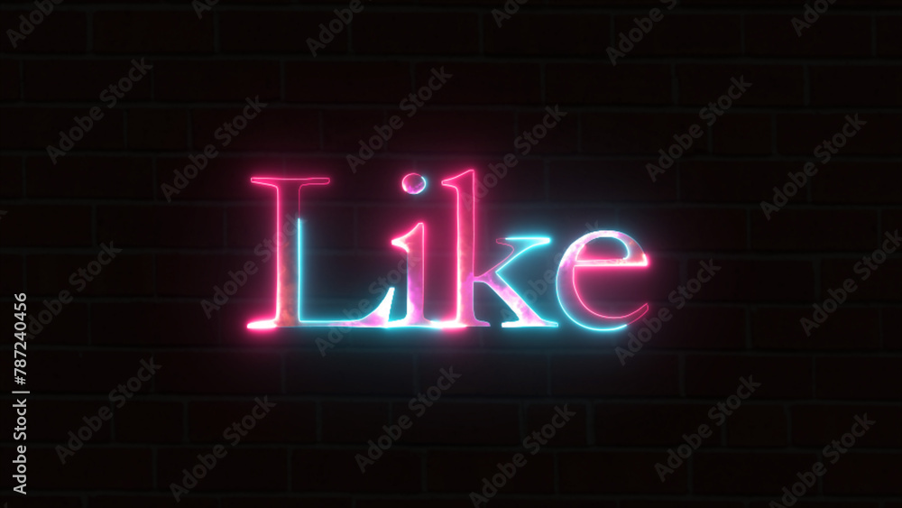 Approval and validation sign. Like and heart reaction. Like Icon 3D for ...