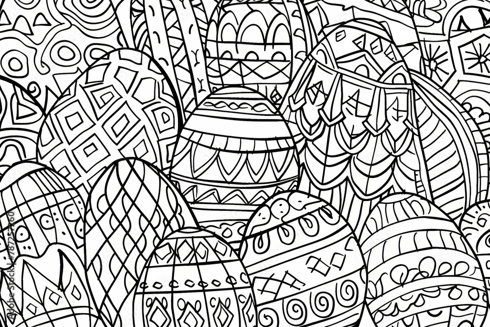 Collection of Large Size Free Printable Easter Coloring Pages for Kids ...