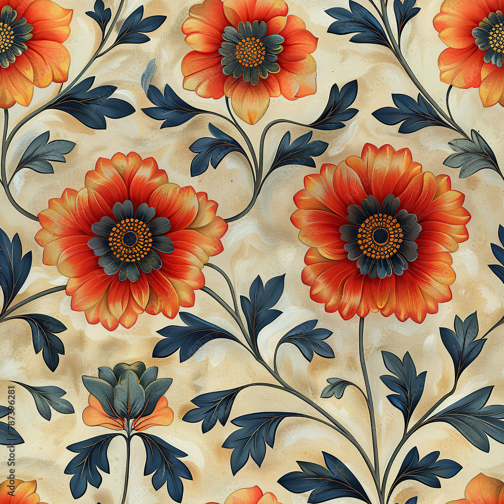 Inspired by Rajasthani Textiles and Mughal Art pattern, Rajasthani ...