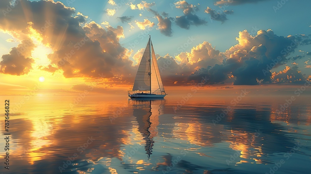 Sailboat, sailing, yacht, vessel, sail, mast, rigging, hull, keel ...