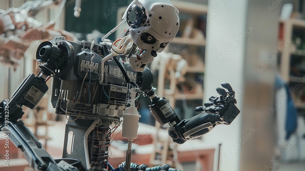 Hand made robot working on the open source hardware and software ...