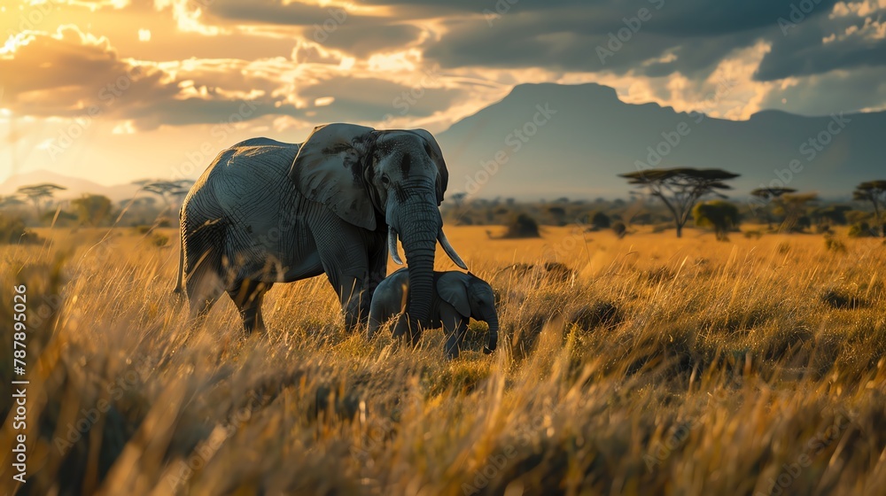 African Wildlife Conservation Design a thumbnail highlighting ...
