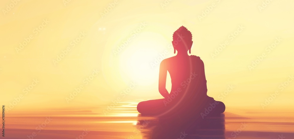 Mahavir Jayanti Jain Festival Celebration Silhouette Background Design ...