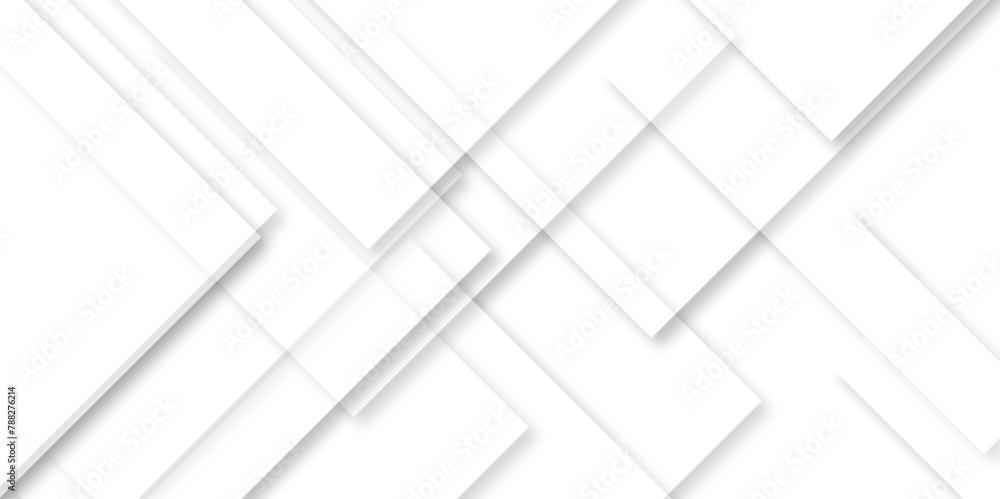 White geometric overlapping square pattern. Vector illustration ...