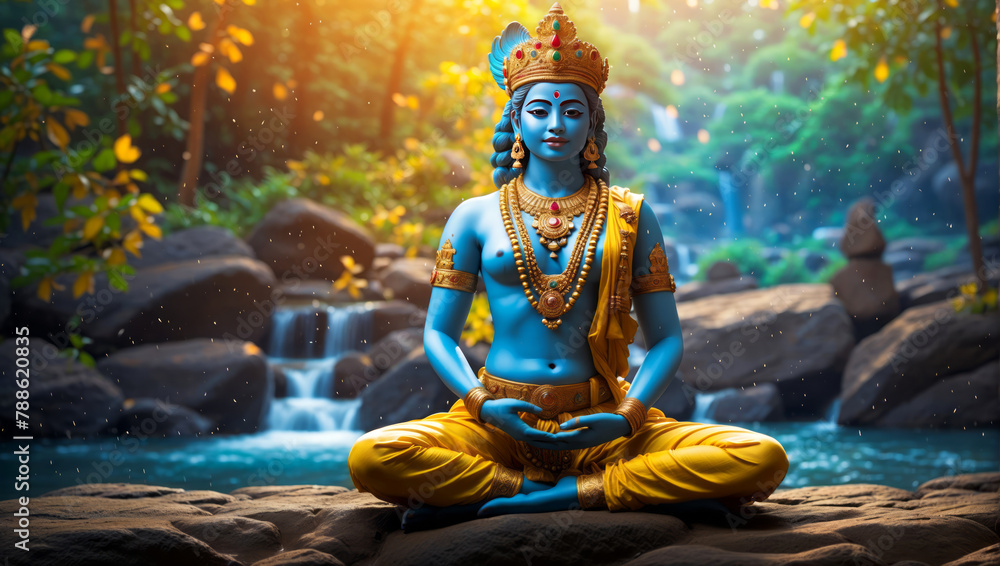 Krishna - One of the most popular deities, known as the divine flute ...