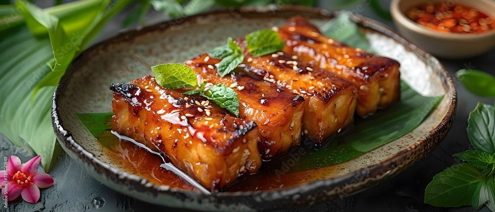 Gourmet Turon: Caramelized Banana & Jackfruit Delight. Concept Filipino ...