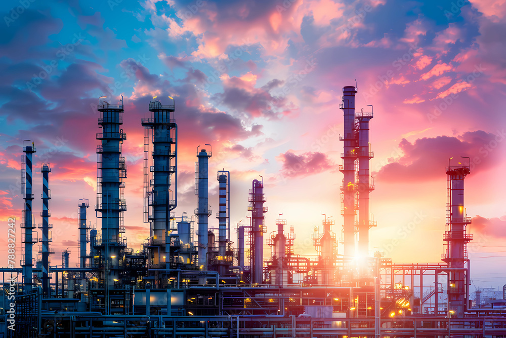 refinery oil industry ecology, industrial structures and their impact ...