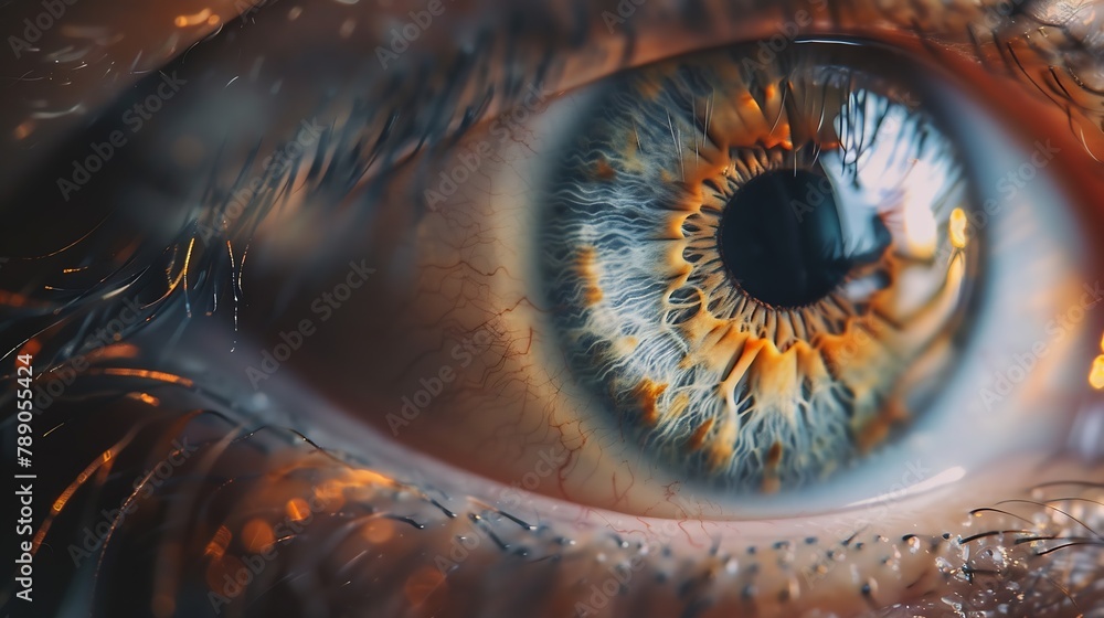 Very close macro photo of human eye Human eye closeup detail with ...