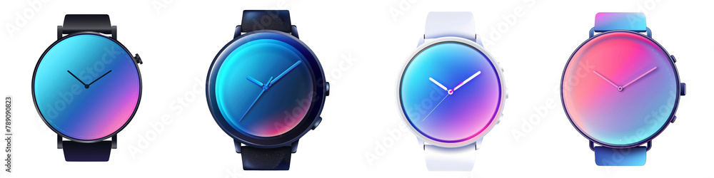 Smartwatch Round dial clipart collection, symbol, logos, icons isolated ...