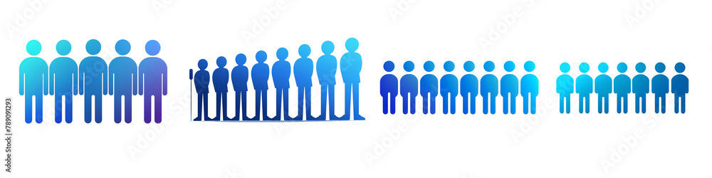 Queue clipart collection, symbol, logos, icons isolated on transparent ...