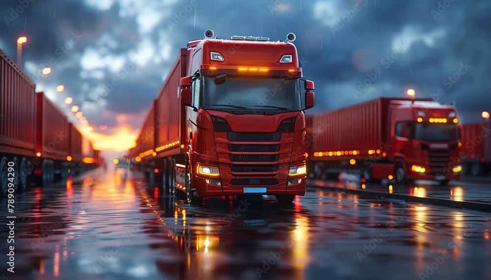 Freight logistics operations with guaranteed timelines, streamlining ...