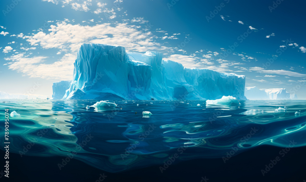 Antarctic Iceberg Climate Change Impact: Sea Ice Melting, Rising Ocean ...