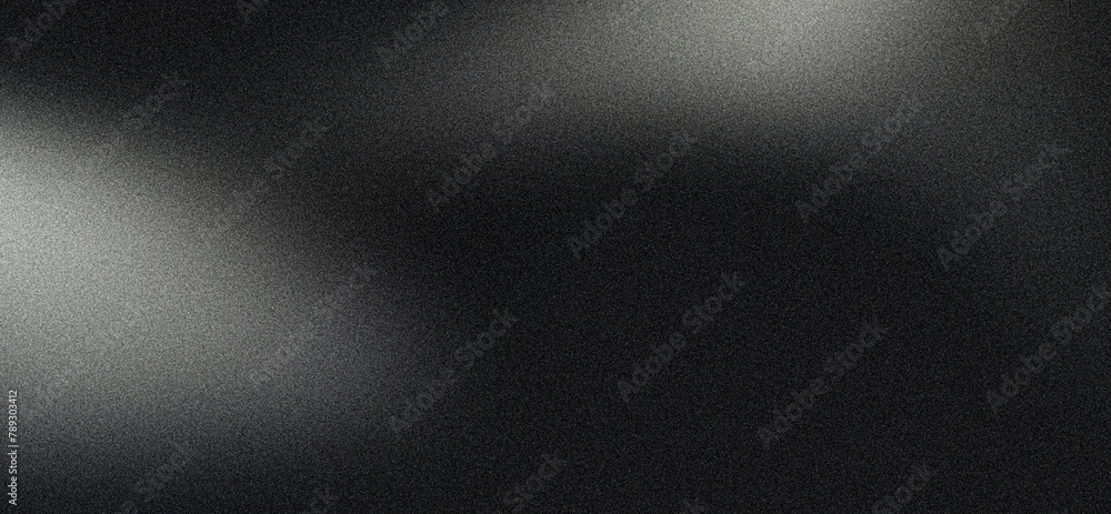 Ilustração Black grainy gradient background noise texture blurred dark ...