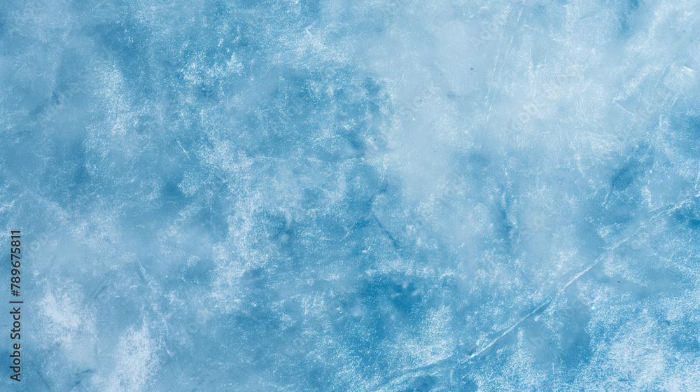 Стоковое фото «Ice backdrop frozen surface, blue textured frost ...