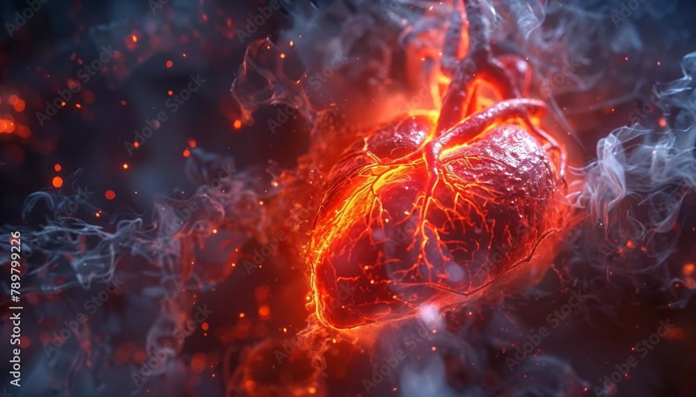 Visual explanation of pulmonary embolism, showing a blood clot in lung ...