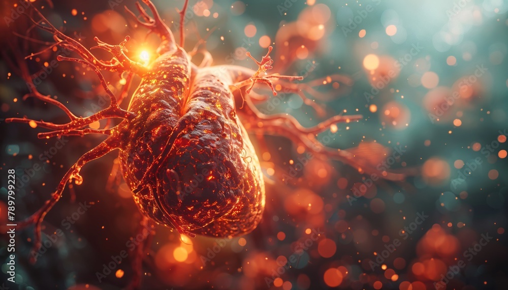 Visual explanation of pulmonary embolism, showing a blood clot in lung ...