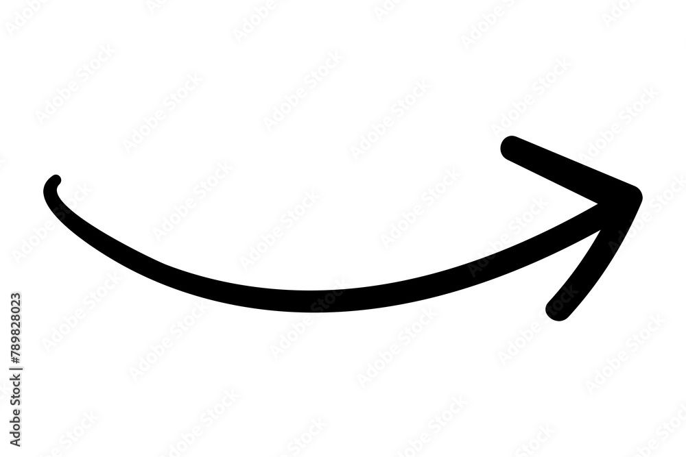 Arrow png sticker on transparent background Stock Illustration | Adobe ...