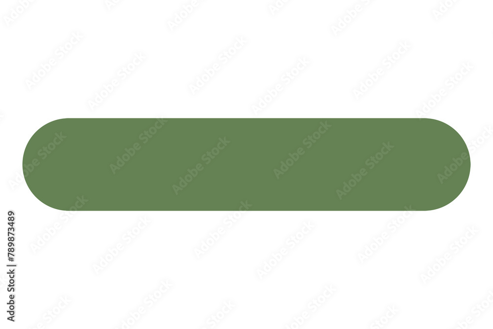 Minus symbol png sticker, geometric shape in green on transparent ...