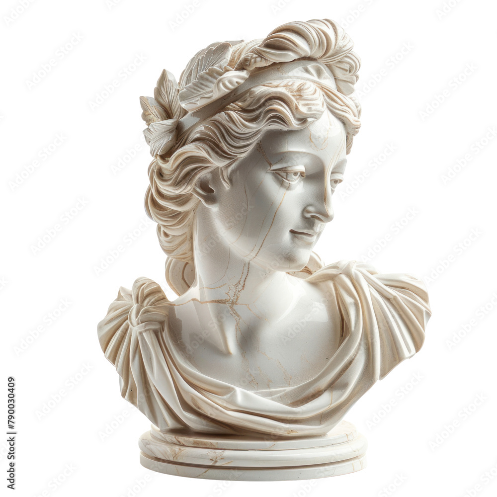 Hera of Baroque Art isolated on transparent png. Stock Photo | Adobe Stock