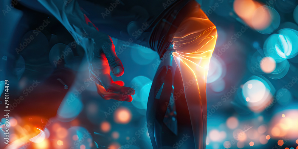 Shin Splint Strain: The Leg Pain and Swelling - Visualize a person ...