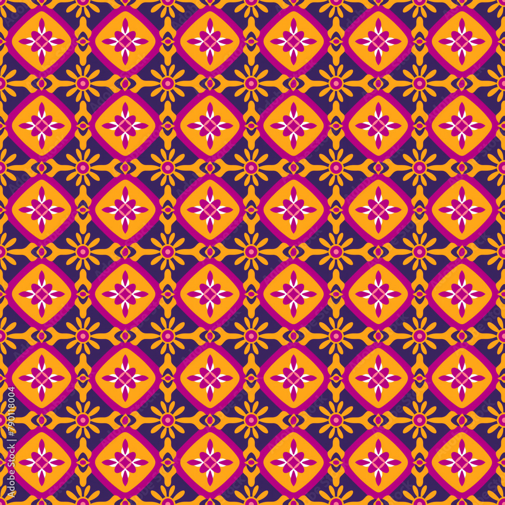 Singapore Peranakan seamless pattern, seamless tile, peranakan inspired ...