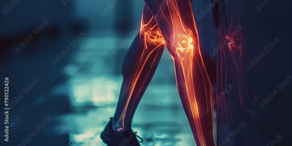 Shin Splint Strain: The Leg Pain and Swelling - Visualize a person ...