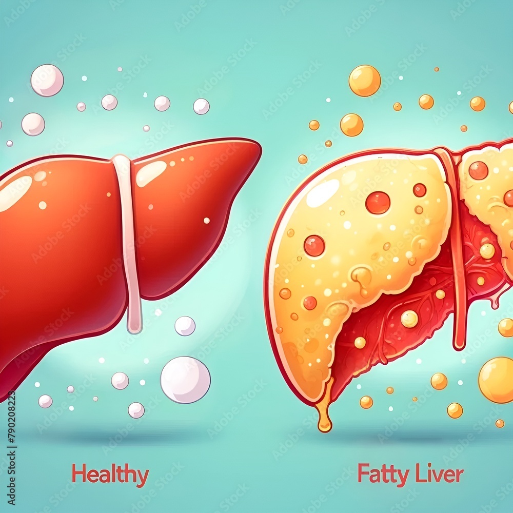 Cartoon Liver and Stomach Anatomy Illustration Stock Illustration ...