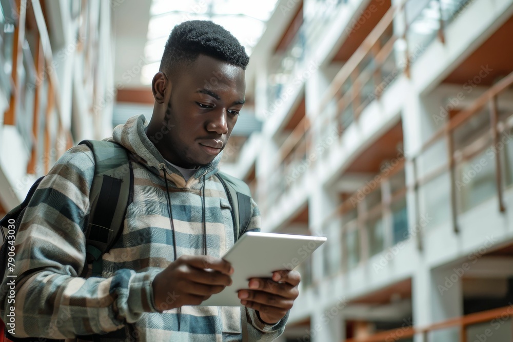 knowledge, education and people concept - happy smiling young man in ...