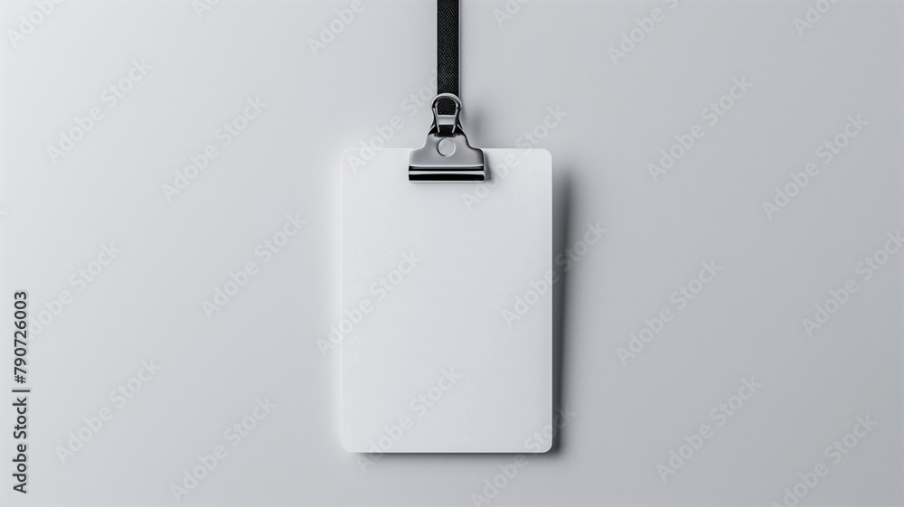 Blank employee card for new employees Stock Illustration | Adobe Stock