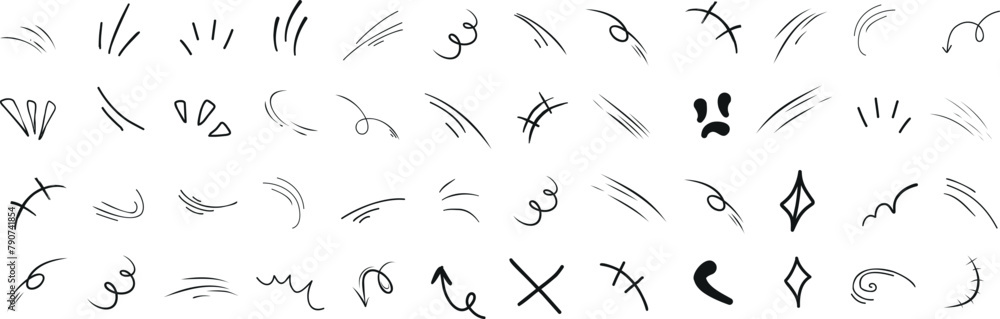 Стоковое векторное изображение «Dynamic, abstract white line movement ...