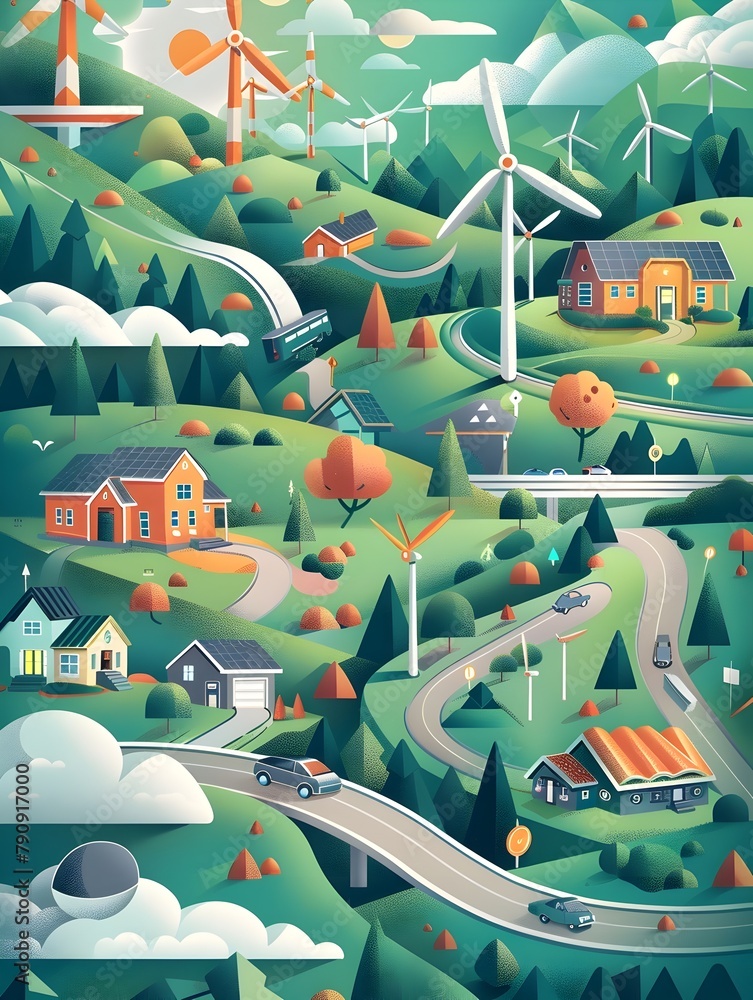 Solar, Wind, and Geothermal Energy Powering Homes, Businesses, and ...