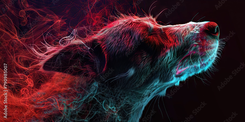 Canine Distemper: The Nasal Discharge and Fever - Visualize a dog with ...