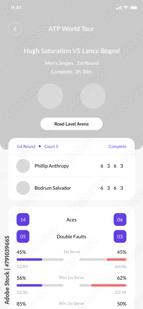 Sport Score Recorder, Tennis Match Results and Game Score Tracker and ...