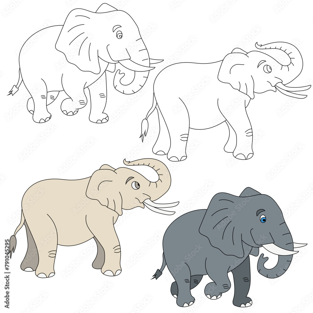 Elephant Clipart. Wild Animals clipart collection for lovers of jungles ...