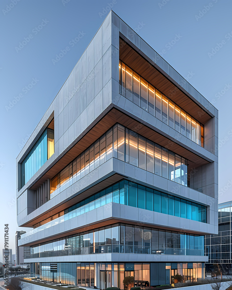 Striking Architecture Artwork: Vibrant Painting Depicting an Ethereal ...