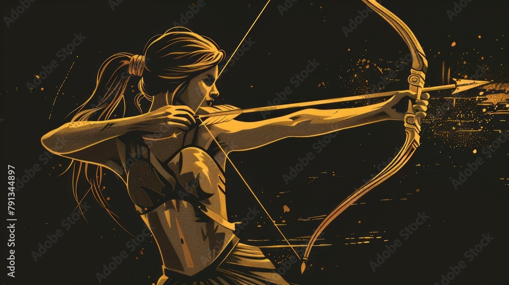 Artemis in Greek religion is the goddess of wild animals, the hunt ...