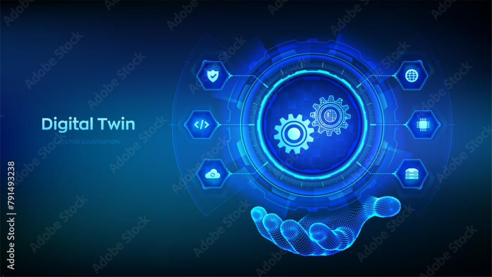 Digital twin business and industrial process modelling technology ...