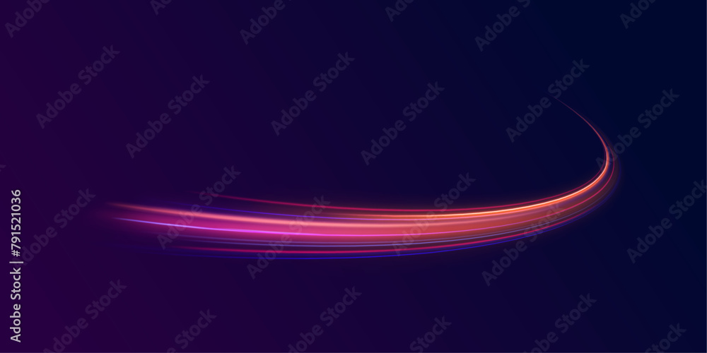 Particle motion effect vectorRed blue special effect, speed police line ...
