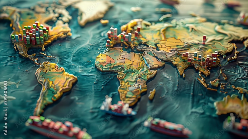 Trade and Commerce Images depicting international trade and commerce ...