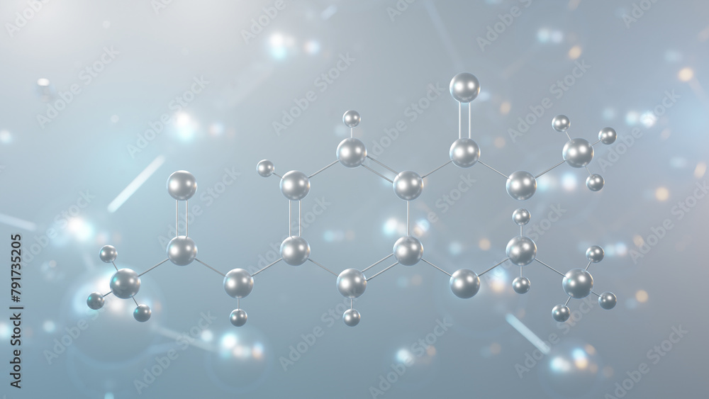 ethopabate molecular structure, 3d model molecule, antiprotozoal agent ...